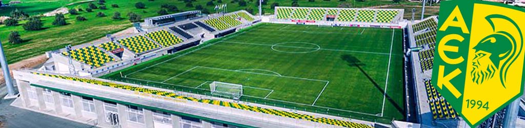 AEK Arena, home to AEK Larnaca, ASIL Lysi - Football Ground Map