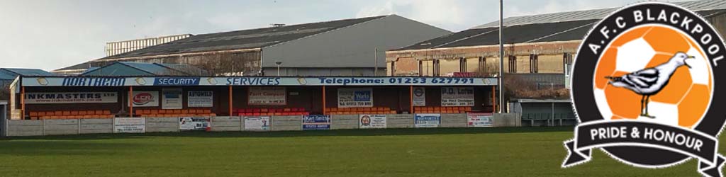 Jepson Way, home to AFC Blackpool - Football Ground Map