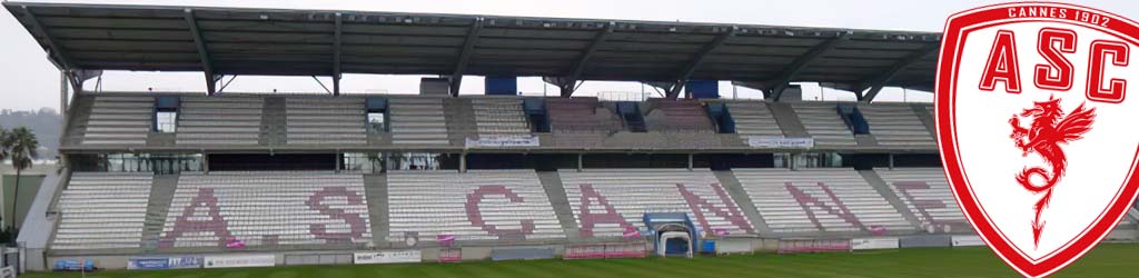 Stade Pierre de Coubertin, home to AS Cannes, AS Monaco FC II ...