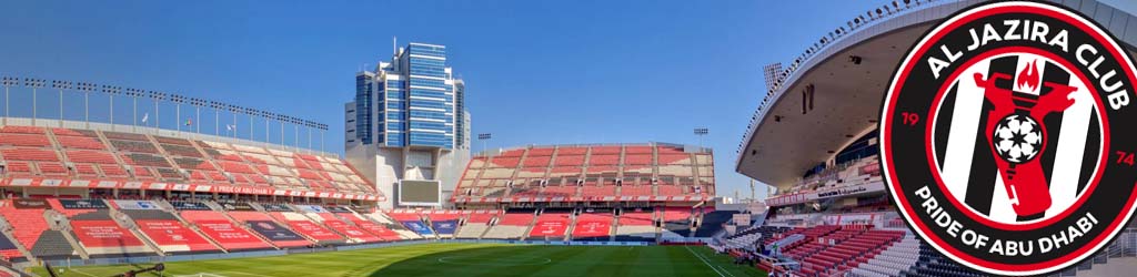 Mohammed Bin Zayed Stadium, home to Al Jazira Club - Football Ground Map