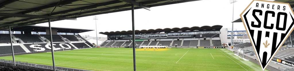 Stade Raymond Kopa, home to Angers, Angers II - Football Ground Map