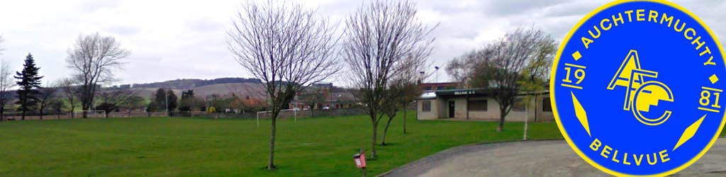 Low Road Park, home to Auchtermuchty Bellvue AFC - Football Ground Map