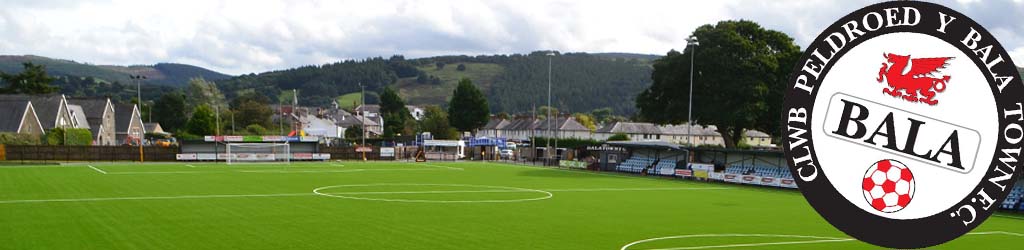 Maes Tegid, home to Bala Town, Llanuwchllyn - Football Ground Map