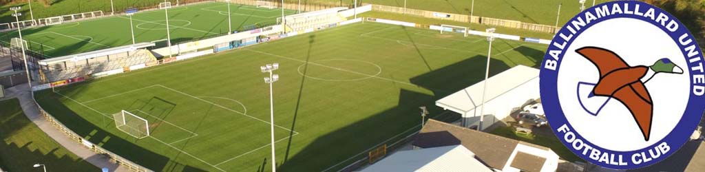 Ferney Park, home to Ballinamallard United - Football Ground Map