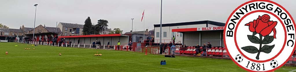 New Dundas Park, home to Bonnyrigg Rose - Football Ground Map