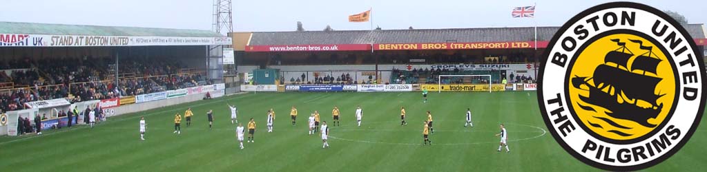 York Street (The Jakemans Stadium), former home to Boston United ...