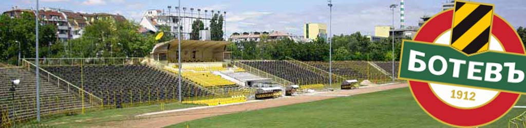 Stadion Hristo Botev (Plovdiv), home to Botev Plovdiv - Football Ground Map