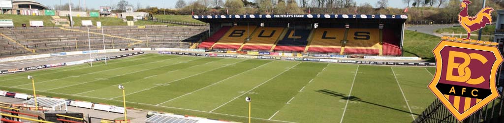 Odsal Stadium, former home to Bradford City - Football Ground Map