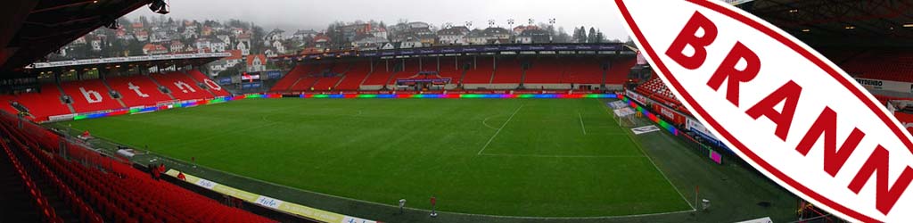 Brann Stadion, home to SK Brann, SK Brann Kvinner - Football Ground Map