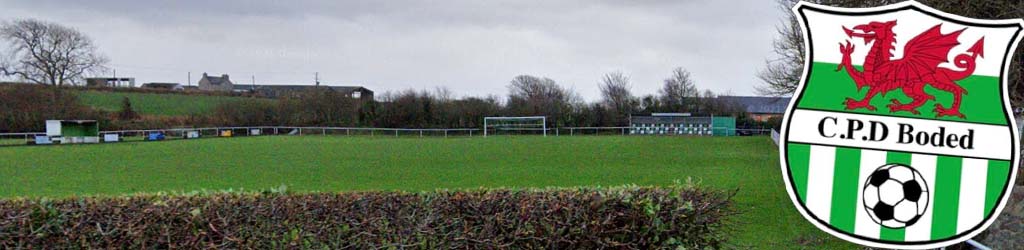 Cae Ty Cristion, home to Bodedern Athletic, CPD Boded - Football Ground Map