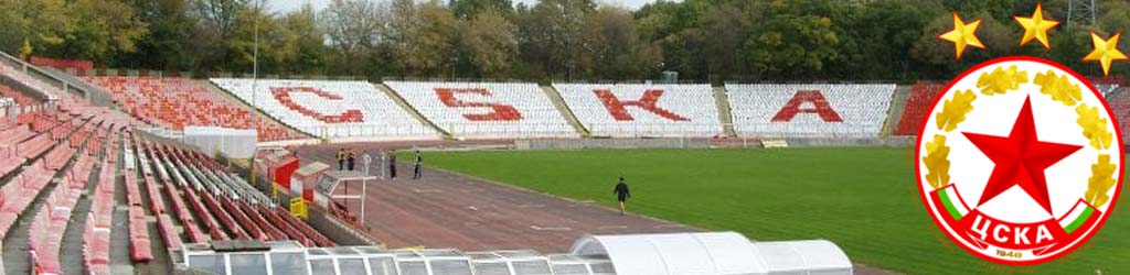 Balgarska Armiya Stadium, home to CSKA Sofia - Football Ground Map