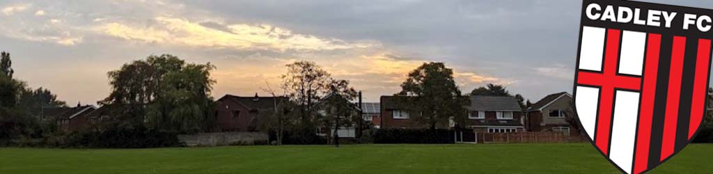 Conway Drive Playing Fields, home to Cadley FC, Cadley FC Ladies ...