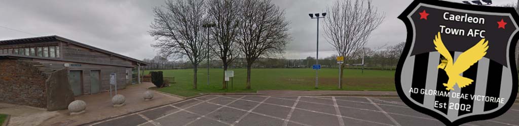 Broadway, home to Caerleon Town AFC - Football Ground Map