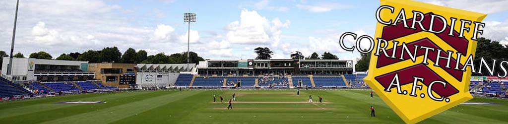 Sophia Gardens Cricket Ground, former home to Cardiff Corinthians ...