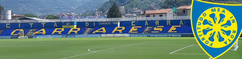 Comunale dei Marmi, home to Carrarese Calcio - Football Ground Map
