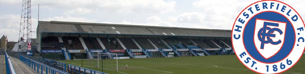 Saltergate, former home to Chesterfield - Football Ground Map