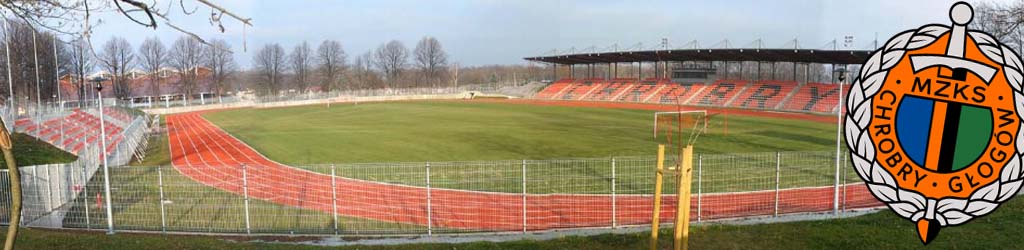 Stadion GOS, home to Chrobry Glogow - Football Ground Map