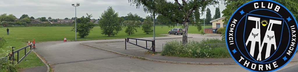 Coulman Street Recreation Ground, home to Club Thorne Colliery ...