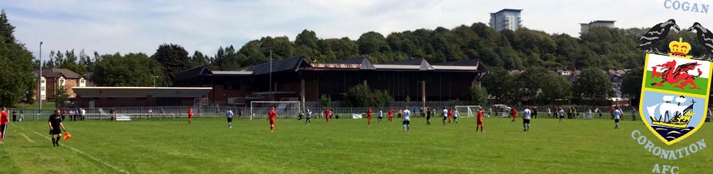 Cogan Recreation Ground, home to Cogan Coronation AFC - Football Ground Map
