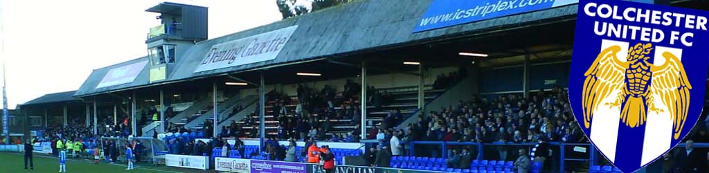 Layer Road, former home to Colchester United - Football Ground Map
