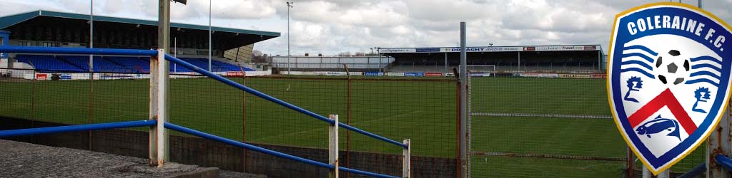 The Showgrounds, home to Coleraine - Football Ground Map