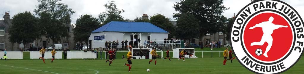 Colony Park, home to Colony Park Juniors FC, Inverurie Juniors, Colony ...