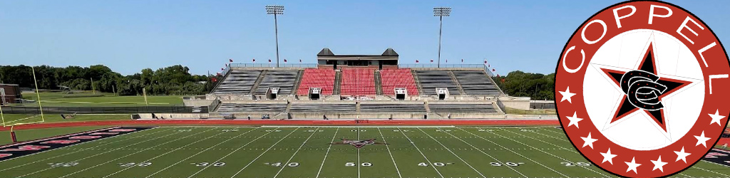 Buddy Echols Stadium, home to Coppell Cowboys - Football Ground Map