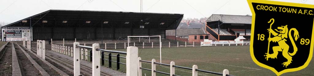 Millfield Ground, home to Crook Town - Football Ground Map