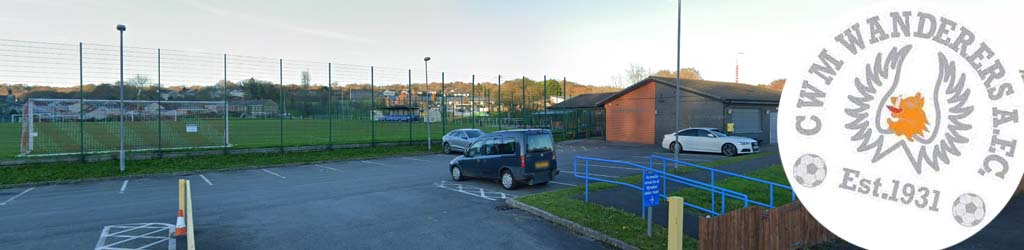 Parc Afon Twrch, home to Cwm Wanderers - Football Ground Map