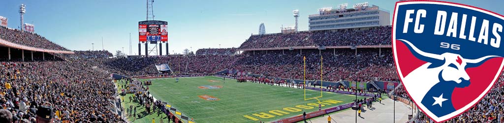 Cotton Bowl, former home to FC Dallas, Dallas Tornado, USA, Dallas ...