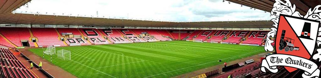 The Darlington Arena, former home to Darlington, Middlesbrough U23 ...