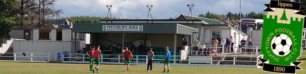 Westburn Park, home to Dufftown FC - Football Ground Map