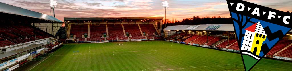 East End Park, home to Dunfermline Athletic - Football Ground Map