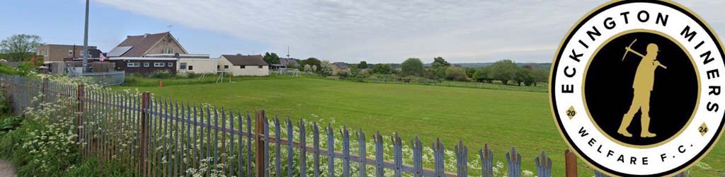 Eckington Miners Welfare Ground, home to Eckington Miners Welfare FC ...