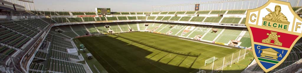 Estadio Manuel Martinez Valero, home to Elche - Football Ground Map