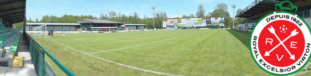 Stade Yvan Georges, home to Excelsior Virton - Football Ground Map