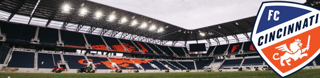 TQL Stadium, home to FC Cincinnati, FC Cincinnati II - Football Ground Map