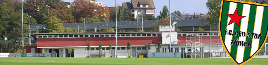 Allmend Brunau, home to FC Red Star Zurich, FC Red Star Zurich II ...