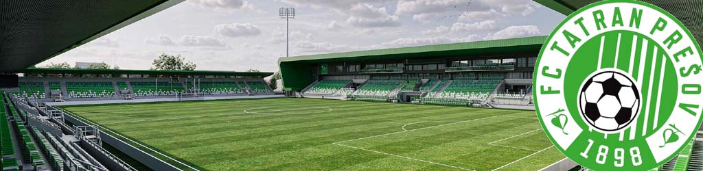 Futbal Tatran Arena, home to FC Tatran Presov - Football Ground Map