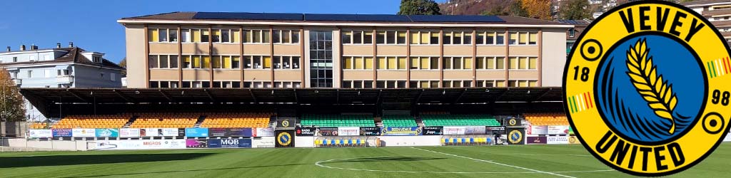 Stade de Copet, home to FC Vevey Sports 05, FC Vevey Sports 05 II ...