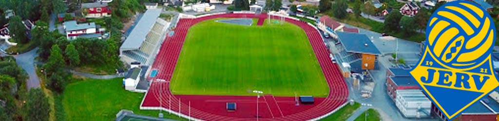 Levermyr Stadion, home to FK Jerv, FK Jerv 2, Amazon Grimstad ...