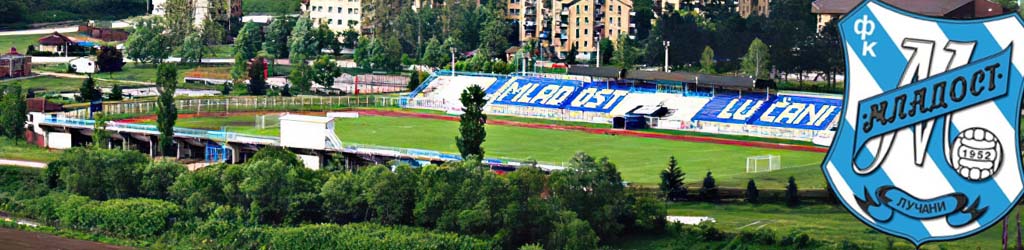 Mladost Stadium Lucani, home to FK Mladost Lucani - Football Ground Map