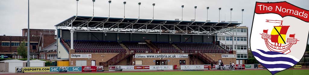 Deeside Stadium, former home to Connah's Quay Nomads, Connah's Quay ...