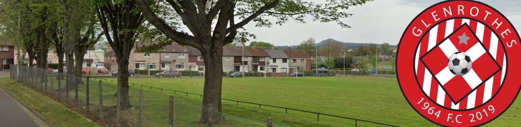 Dovecot Park, former home to Glenrothes FC - Football Ground Map