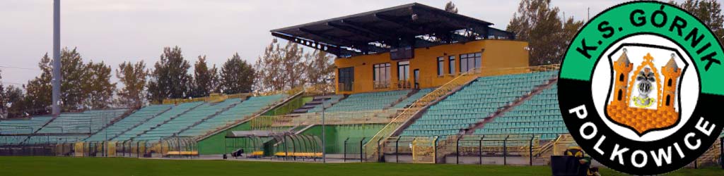 Stadion Gornik, home to Gornik Polkowice - Football Ground Map