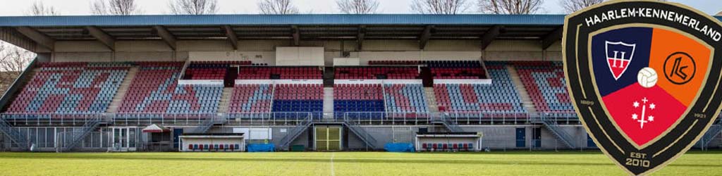 Haarlem Stadion, home to Haarlem Kennemerland - Football Ground Map