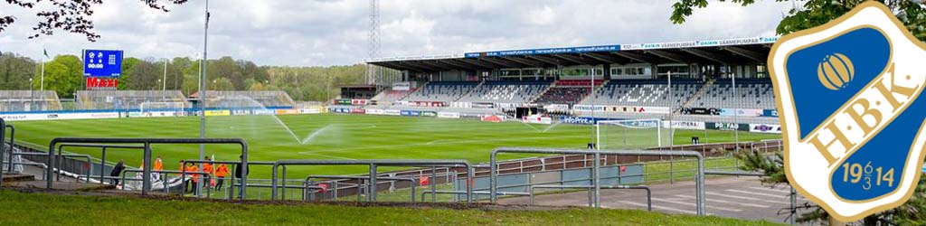 Orjans Vall, home to Halmstads BK, IS Halmia - Football Ground Map