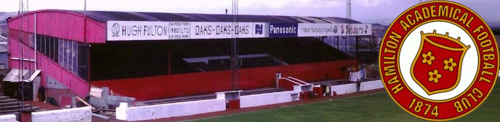 Douglas Park, former home to Hamilton Academical - Football Ground Map