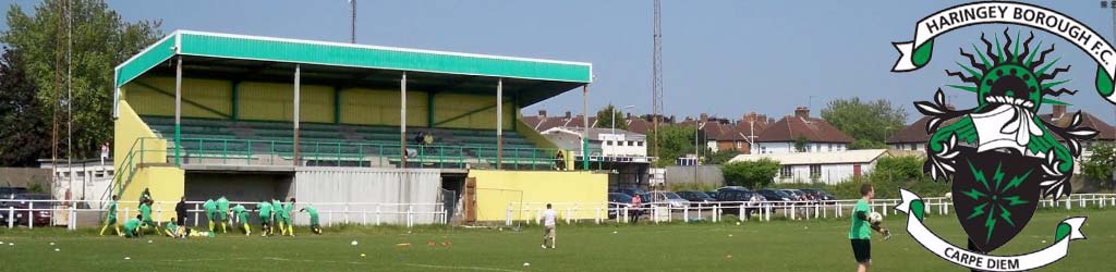 Coles Park Stadium, home to Haringey Borough, Woodford Town, Brimsdown ...