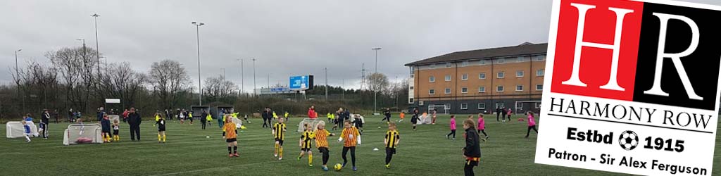 Sir Alex Ferguson Park, home to Harmony Row WFC, Giffnock SC - Football ...